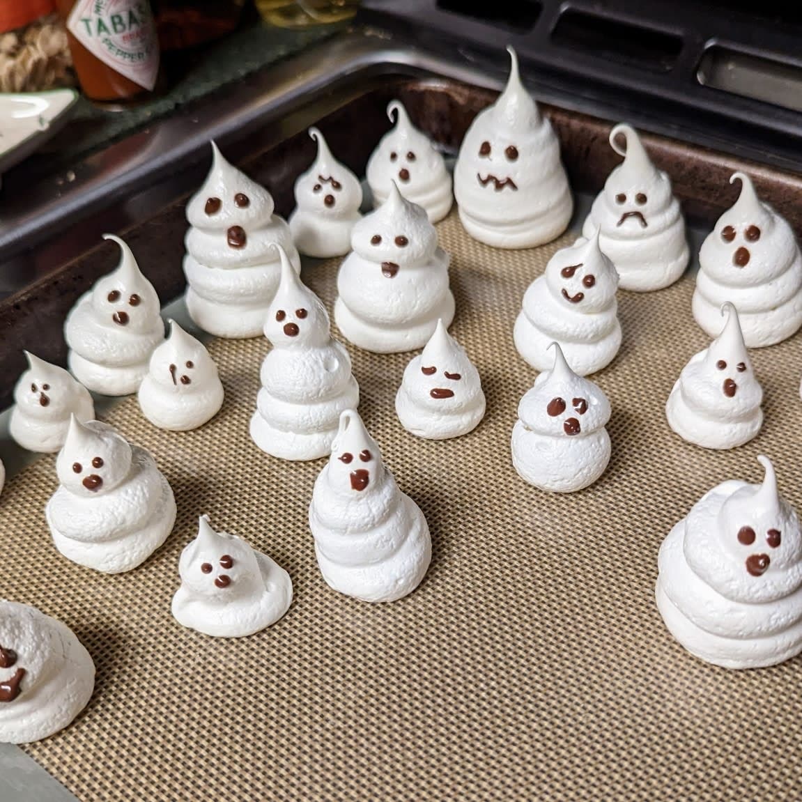 Ghost Meringues Recipe - Samsung Food