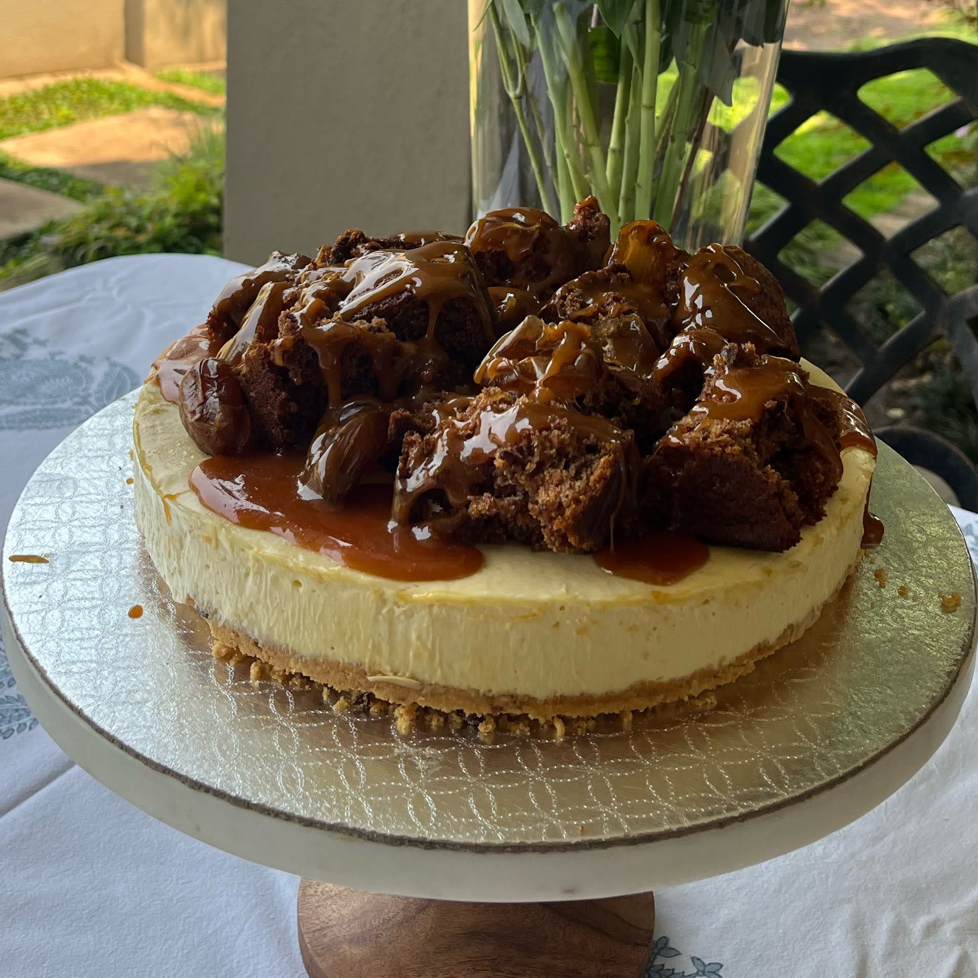 Sticky Toffee Pudding Cheesecake Recipe - Samsung Food