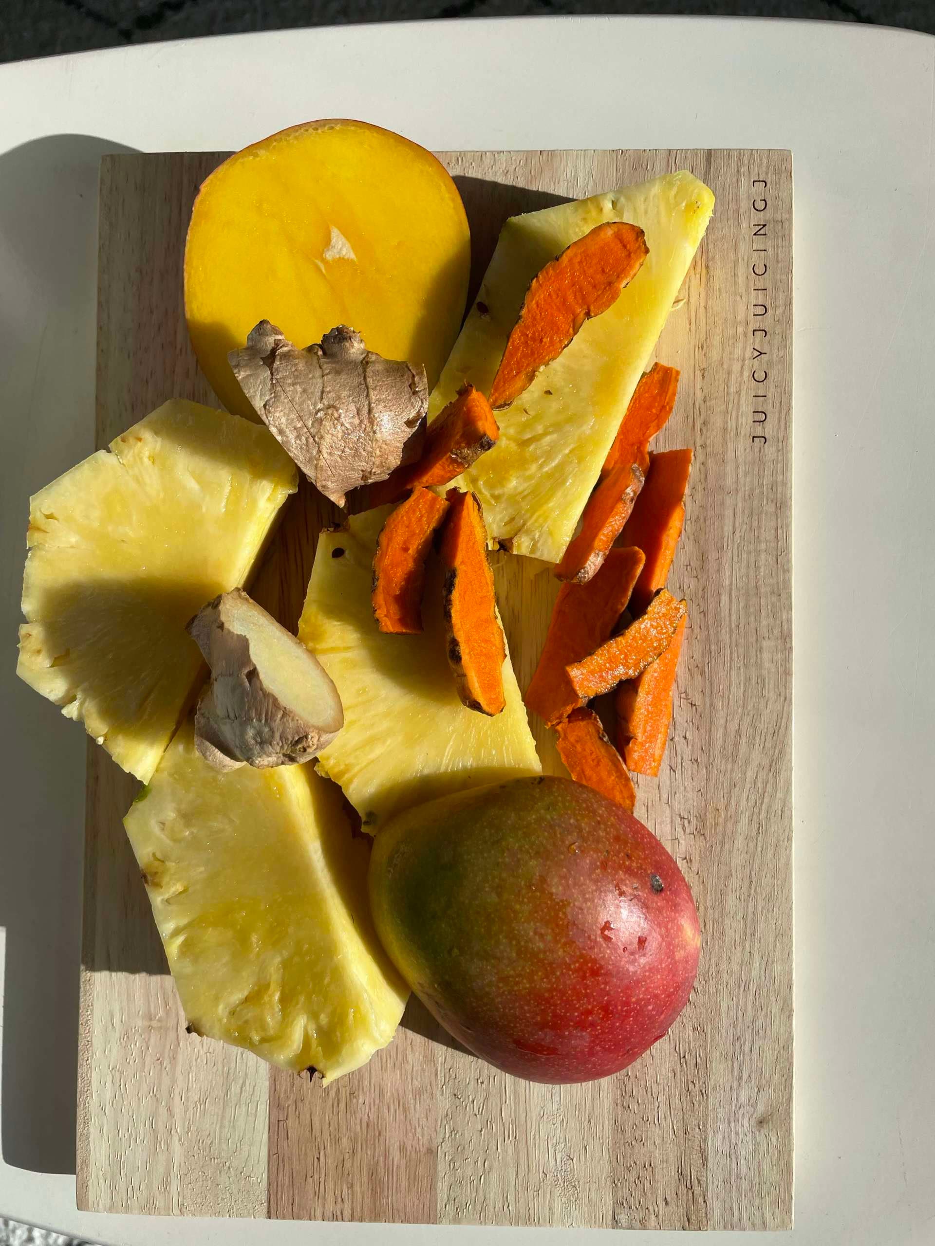 Mango Pineapple Turmeric Ginger Wellness Shots Recipe | Samsung Food App