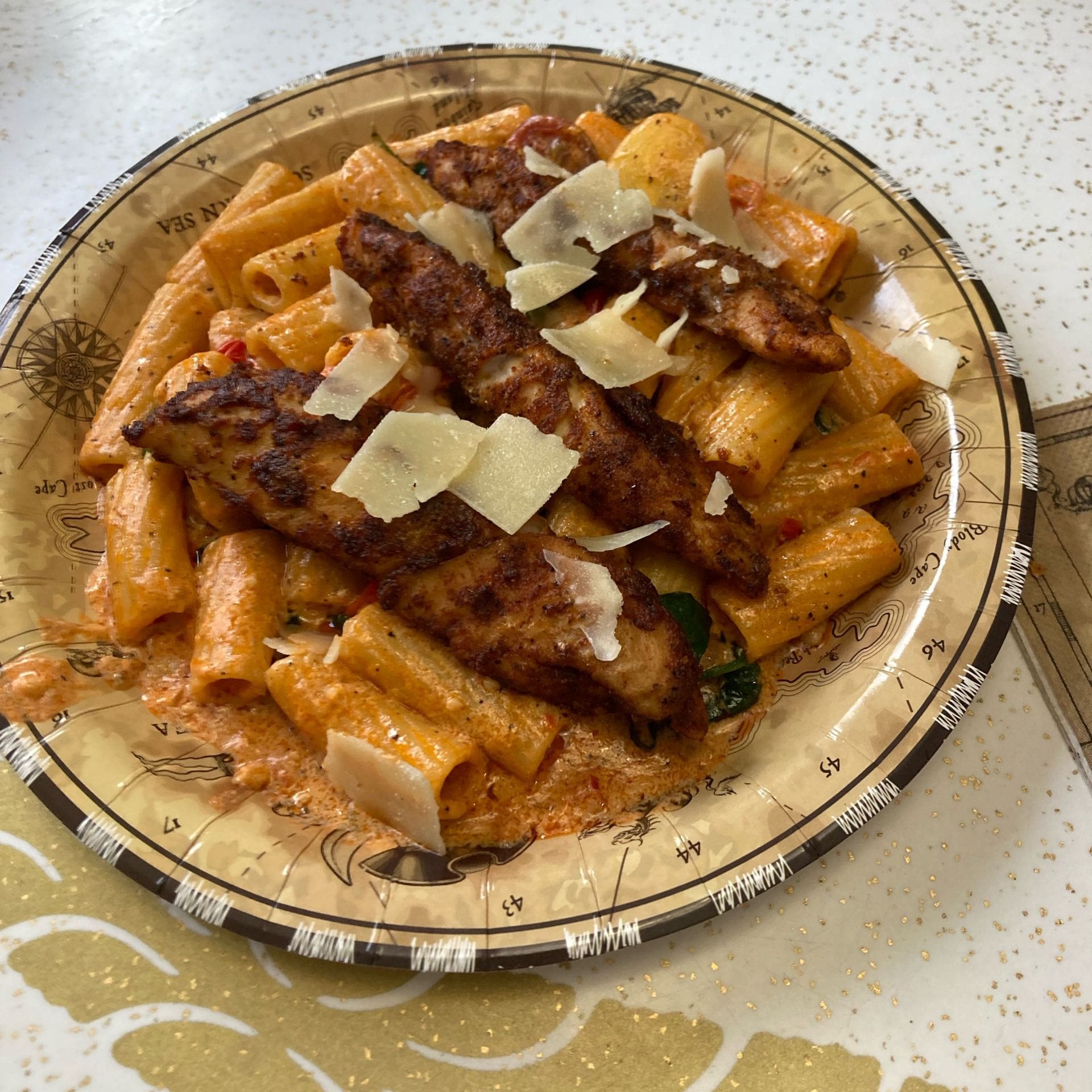 Chef Keysh's Tuscan Chicken Pasta Recipe - Samsung Food