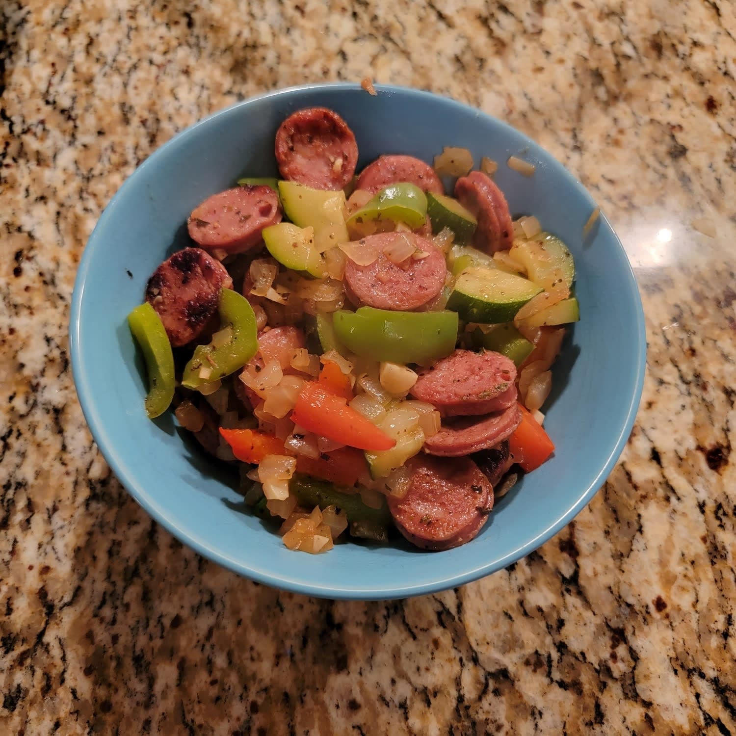 20 Minute Skillet Sausage & Zucchini Recipe - Samsung Food