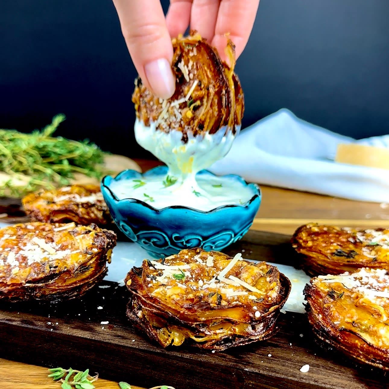 Rustic Parmesan Potato Pucks Recipe - Samsung Food