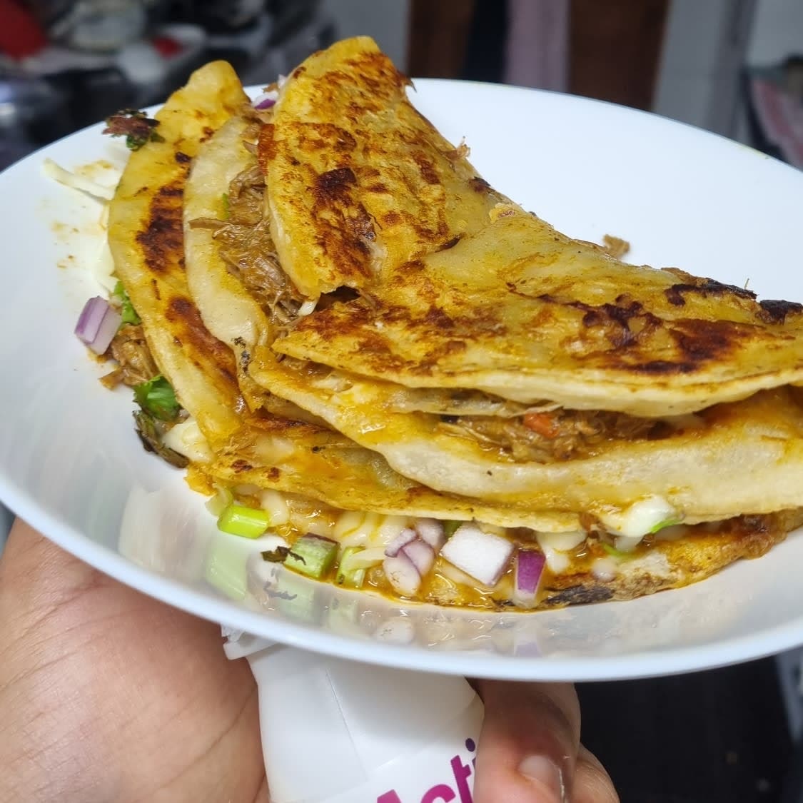 Slow Cooker Curried Lamb Paratha Tacos Recipe - Samsung Food