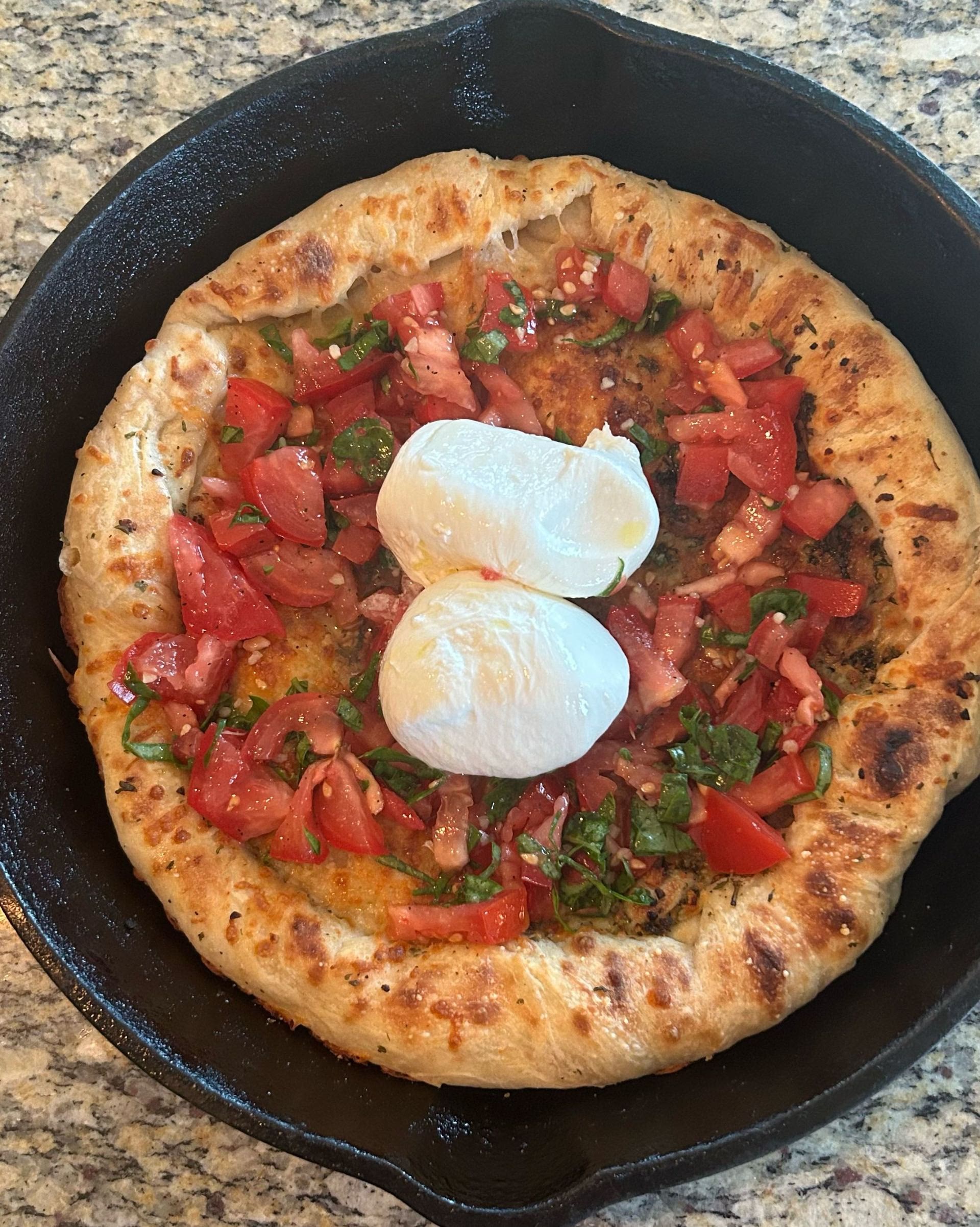 Marinated Tomato + Burrata Pizza Recipe - Samsung Food