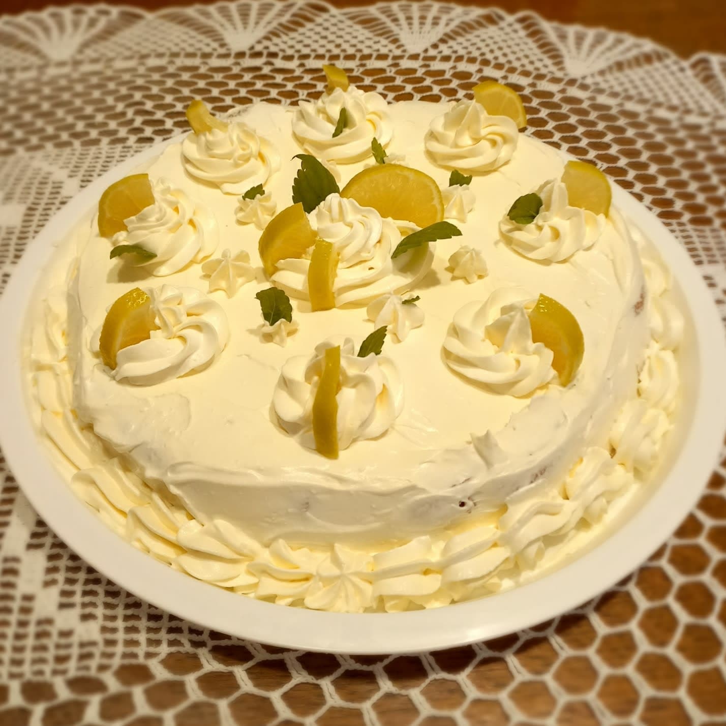 Lemon Cake w/ Lemon Curd and Mascarpone Whipped cream 🍋 Recipe ...