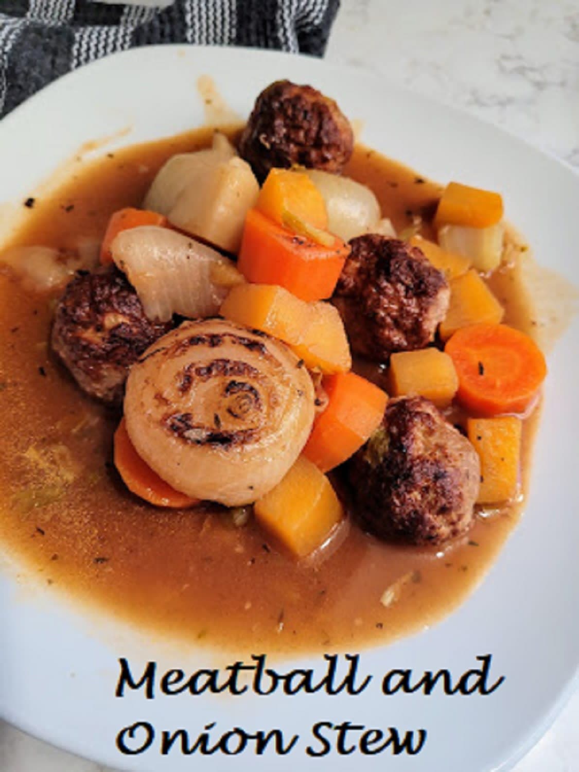 Meatball and Onion Stew Recipe | Samsung Food App