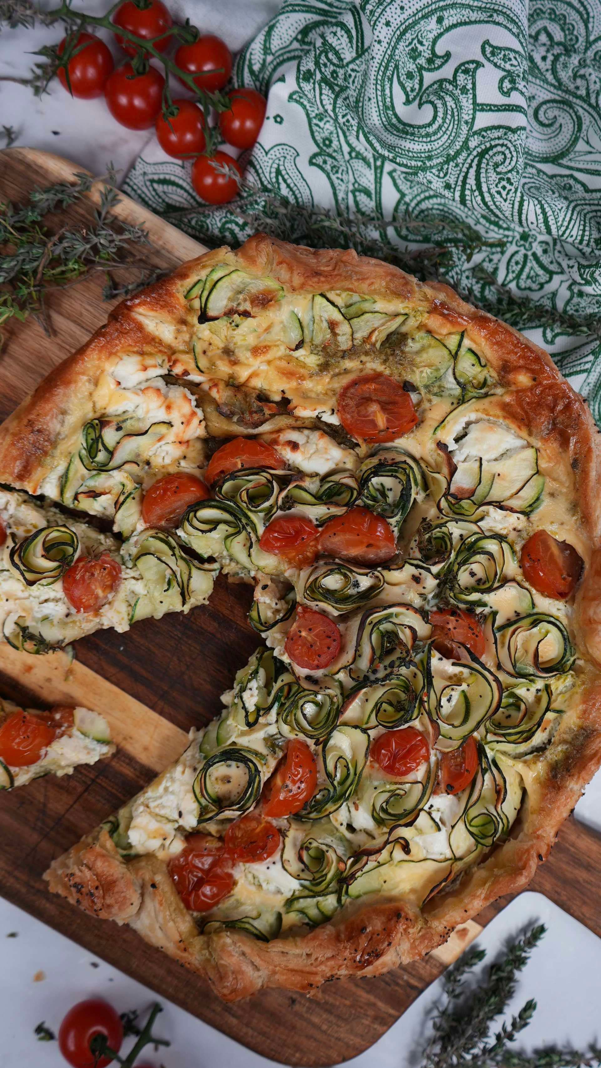 Courgette Pesto Galette Recipe — Samsung Food